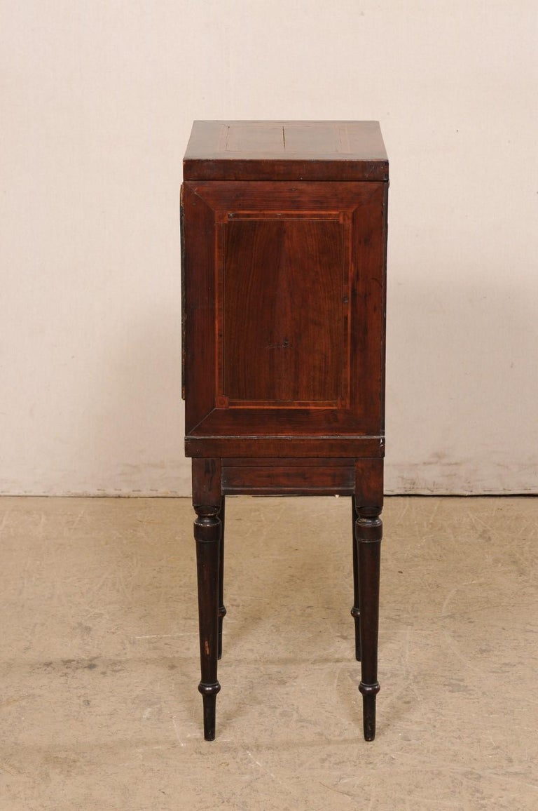 Italian Tamour Door Comodino, Late 18th Century For Sale at 1stDibs