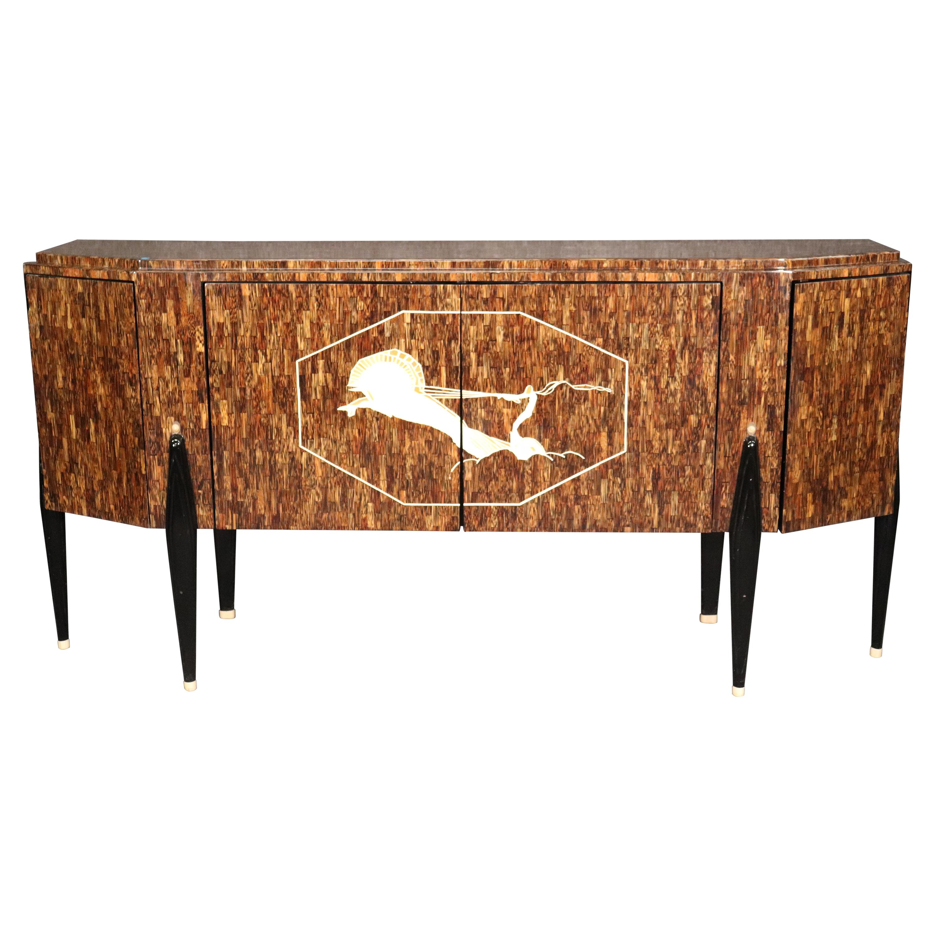 Italian Travertine Buffet For Sale at 1stDibs