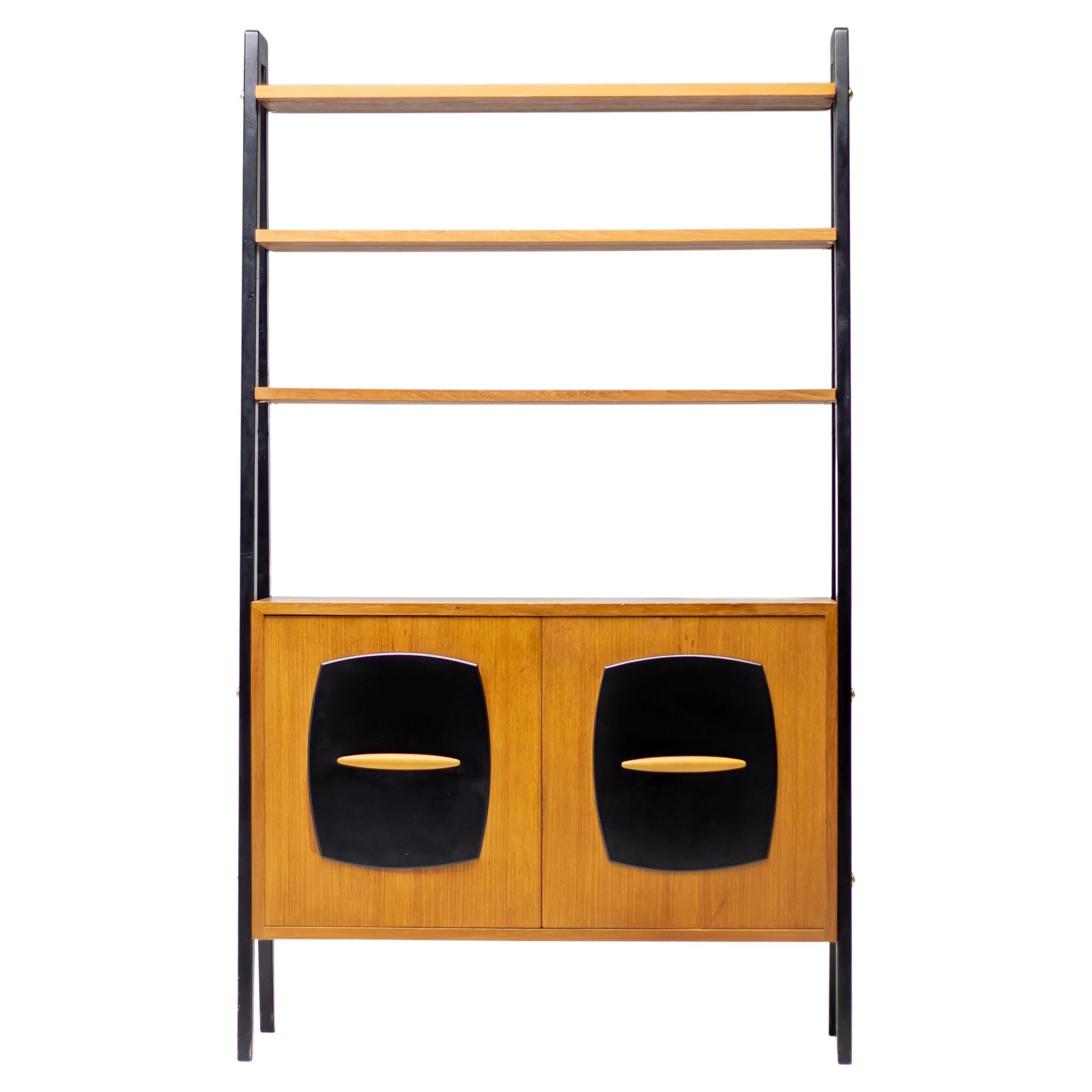 Industrial Stacking Glass Front Barrister Bookcase at 1stDibs