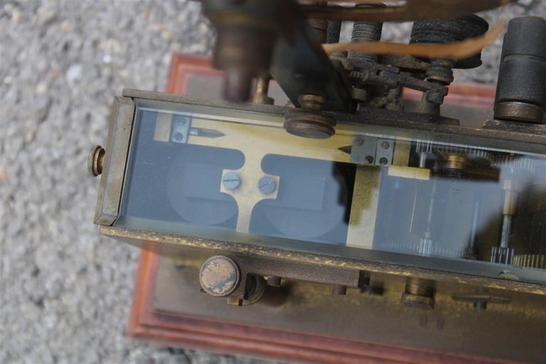 Italian Telegraph in Solid Brass, 1880 For Sale at 1stDibs