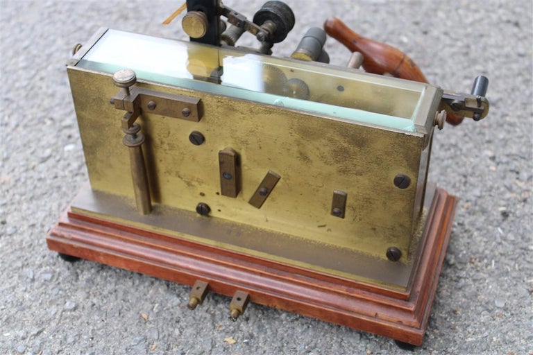 Italian Telegraph in Solid Brass, 1880 For Sale at 1stDibs