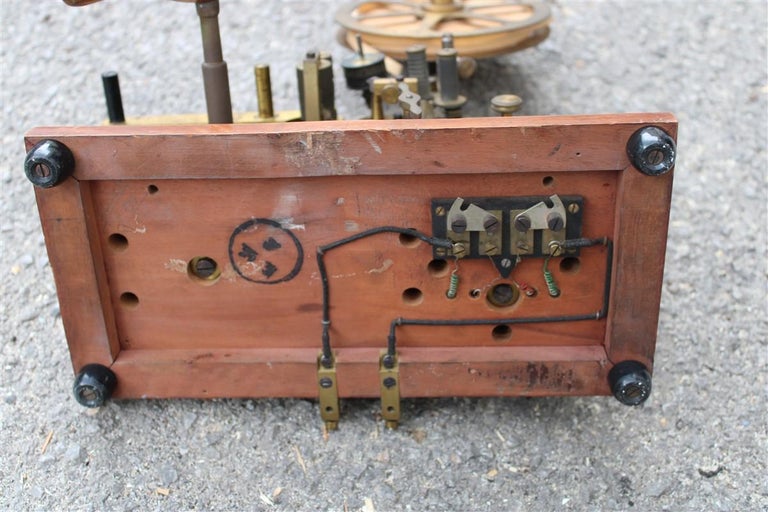 Italian Telegraph in Solid Brass, 1880 For Sale at 1stDibs