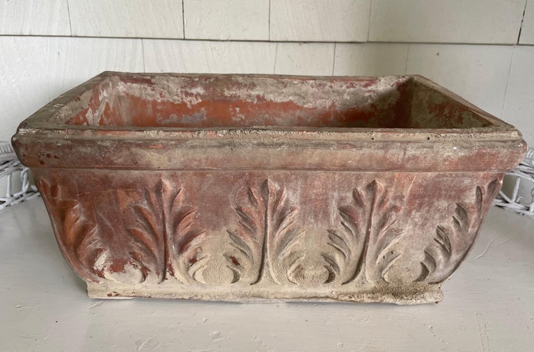 Italian Terracotta Planter For Sale at 1stDibs