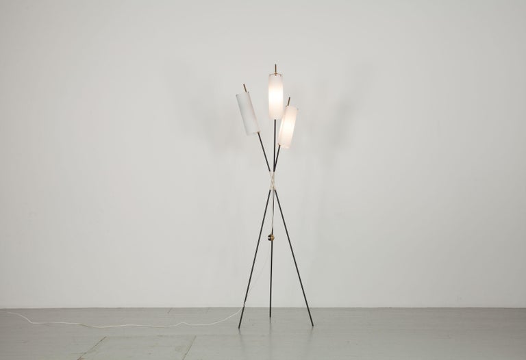 Italian Three-legged Stillux Floor lamp from the 50s. For Sale at 1stDibs