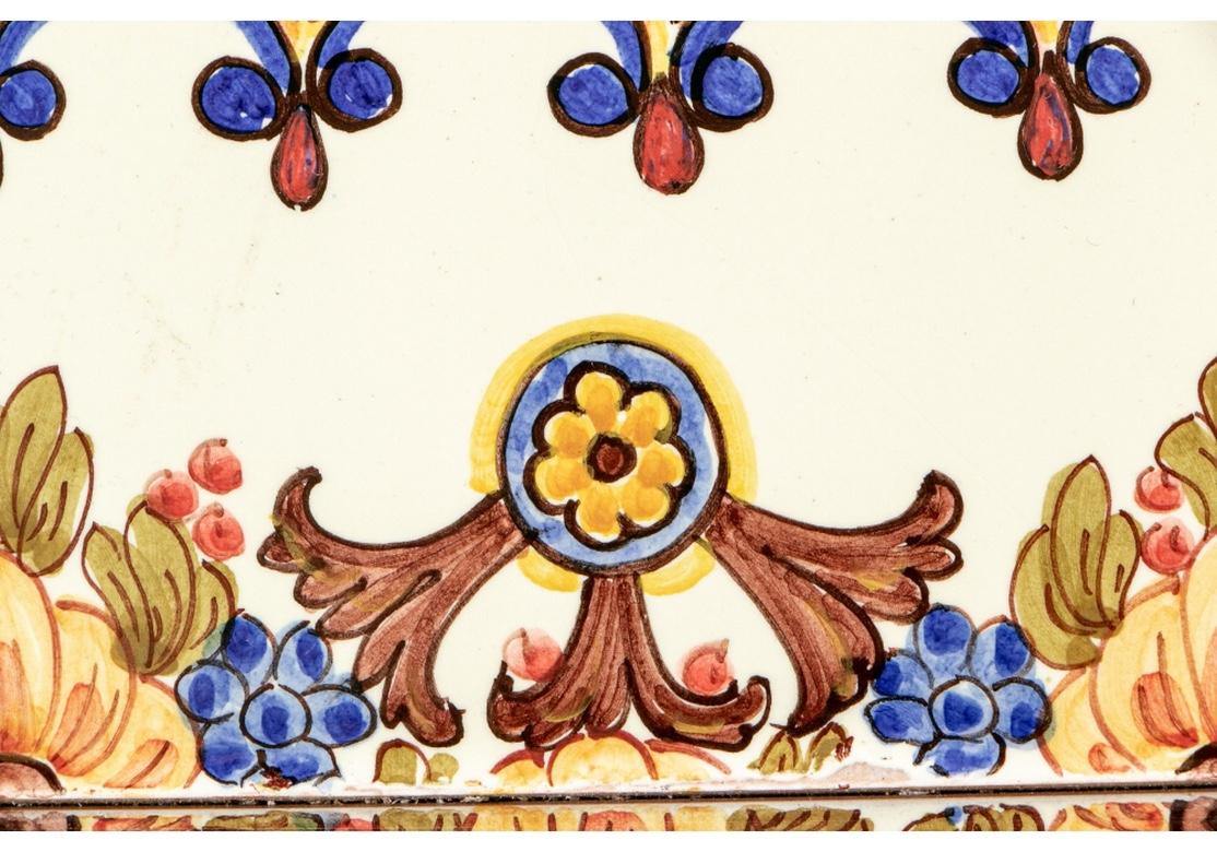 Italian Tile Top Dining Table with Wrought Iron Base at 1stDibs ...