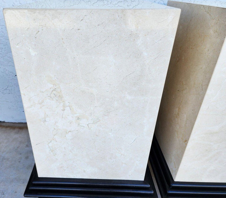 Italian Travertine Marble Dining Table Bases Side Tables Display ...