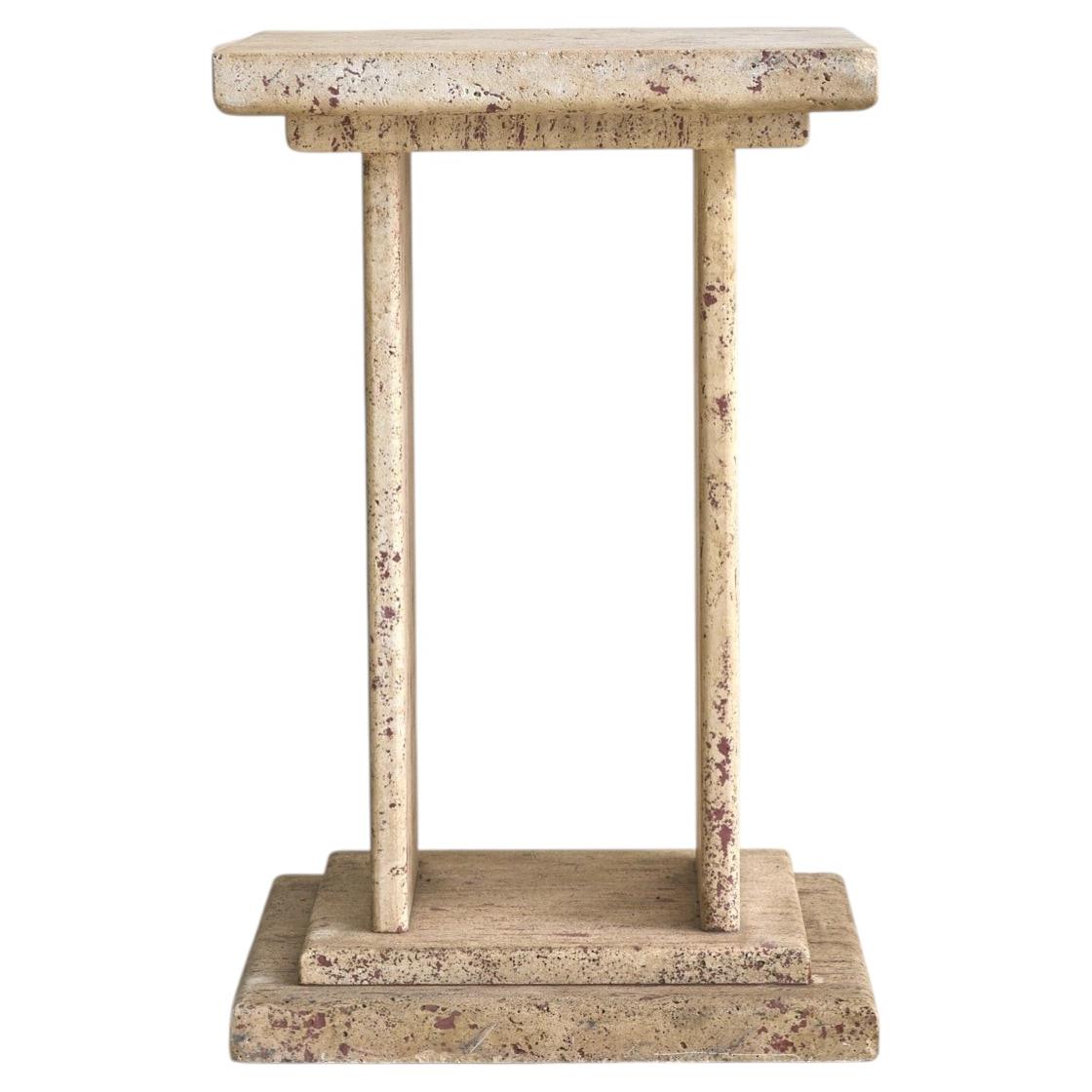 Italian modern display stand in white and pink marble, 1970s For Sale ...