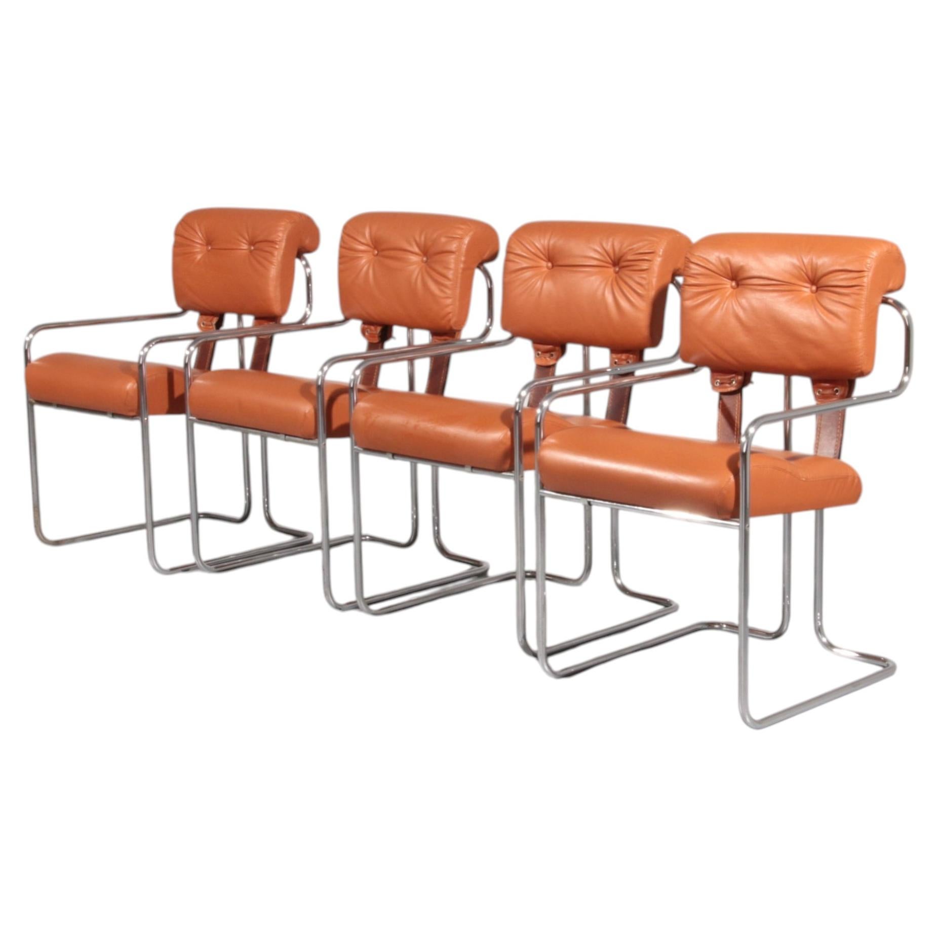 Italian Tucroma Chairs by Guido Faleschini for i4 Mariani, 1970 For ...