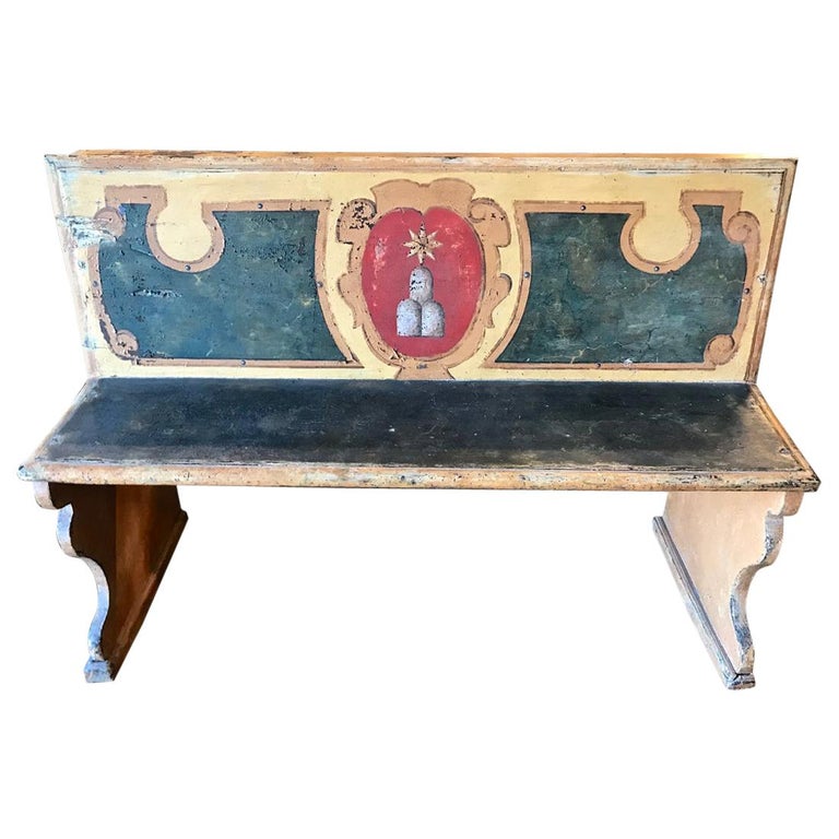 Italian Tuscan Bench, 18th Century at 1stDibs