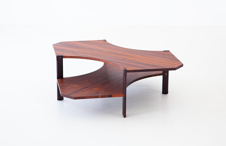 Italian Two Levels Coffee Table by Stildomus, 1950s at 1stDibs