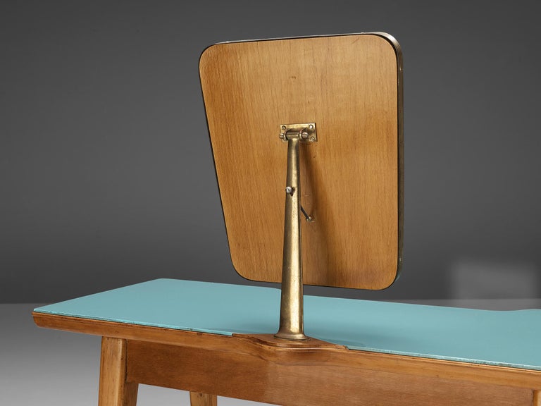 Italian Vanity Table in Cherry and Ash For Sale at 1stDibs