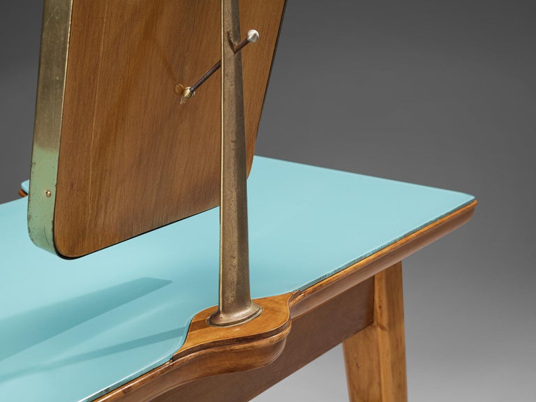 Italian Vanity Table in Cherry and Ash For Sale at 1stDibs