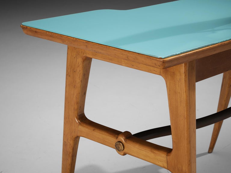 Italian Vanity Table in Cherry and Ash For Sale at 1stDibs