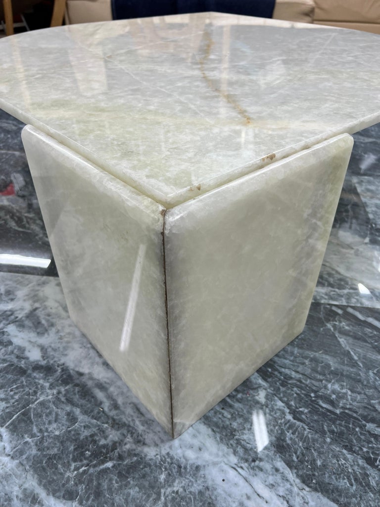 Italian Variegated Onyx Marble Teardrop Coffee Table, 1970s For Sale at ...