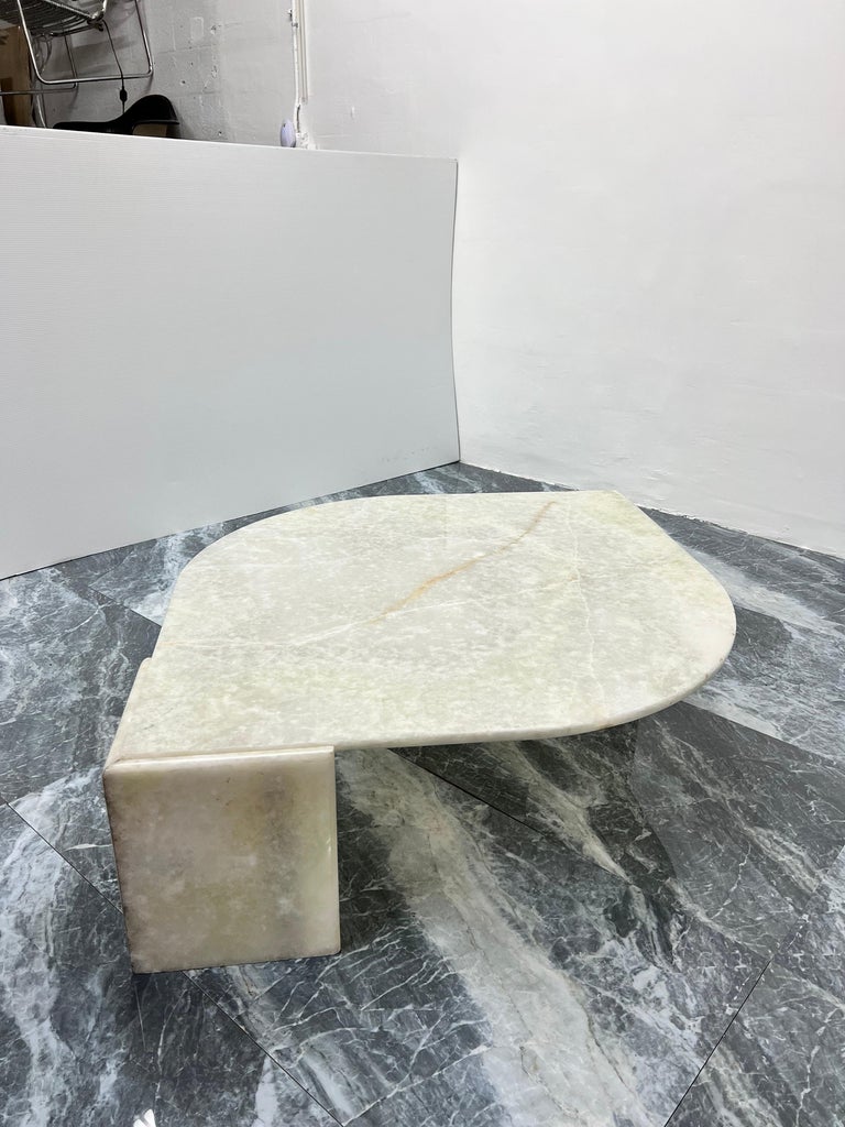 Italian Variegated Onyx Marble Teardrop Coffee Table, 1970s For Sale at ...