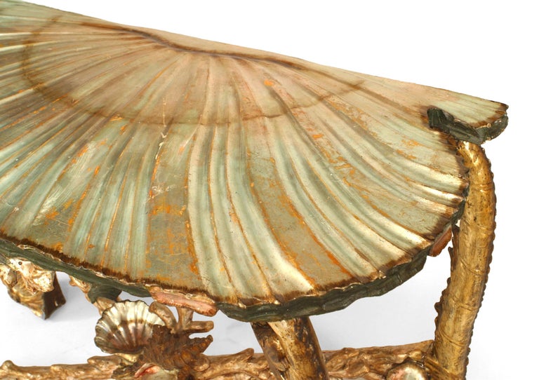 Italian Venetian Grotto Style '19th Century' Console Table at 1stDibs