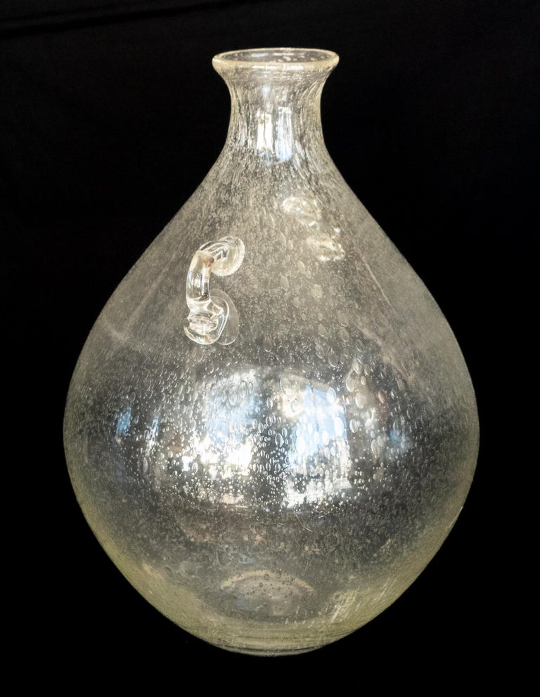 Italian Venetian Murano Glass Bottle Form Vase by Barovier and Toso ...