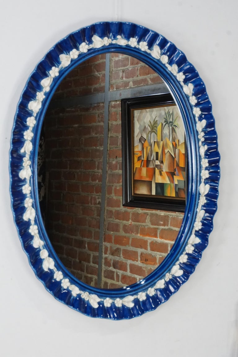 Italian Venetian Porcelain Mirror at 1stDibs