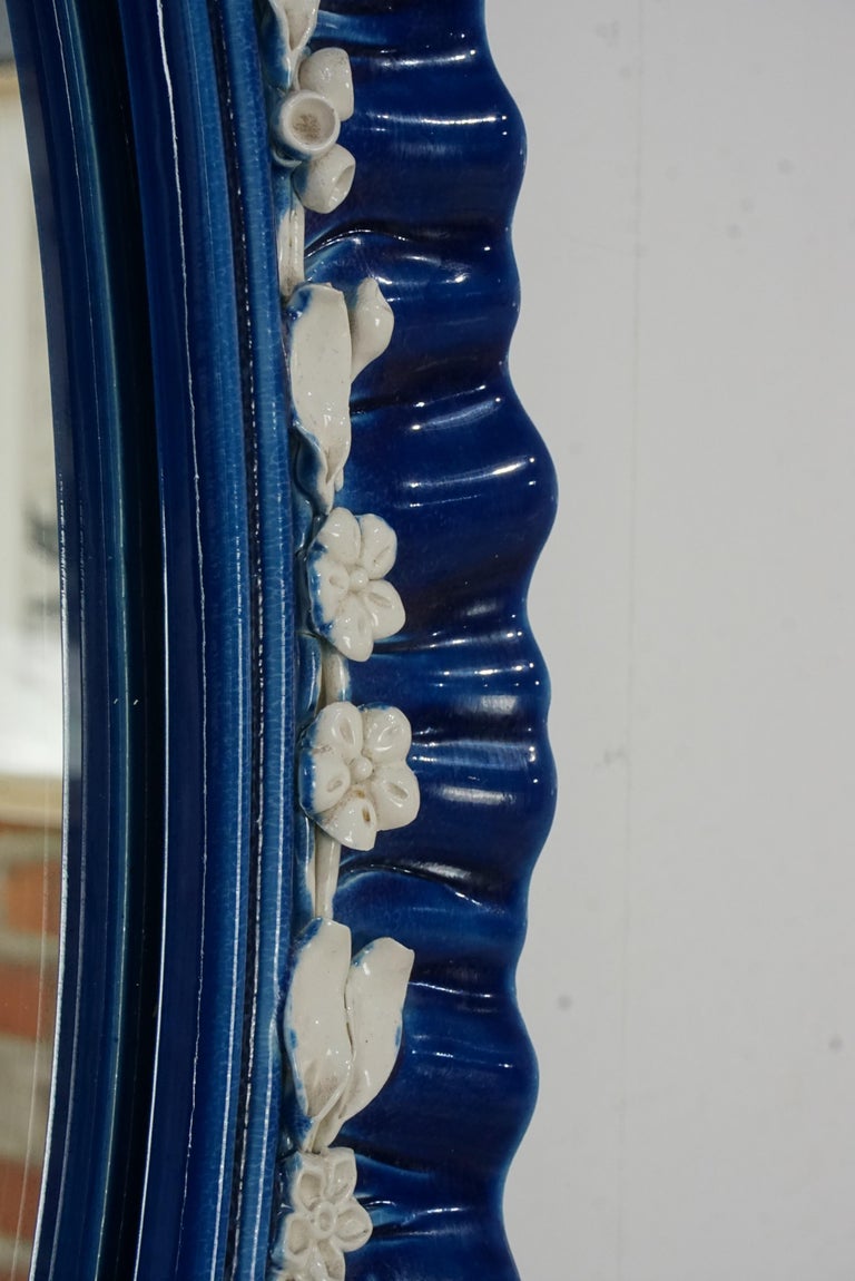 Italian Venetian Porcelain Mirror at 1stDibs