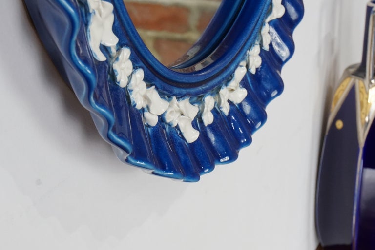 Italian Venetian Porcelain Mirror at 1stDibs