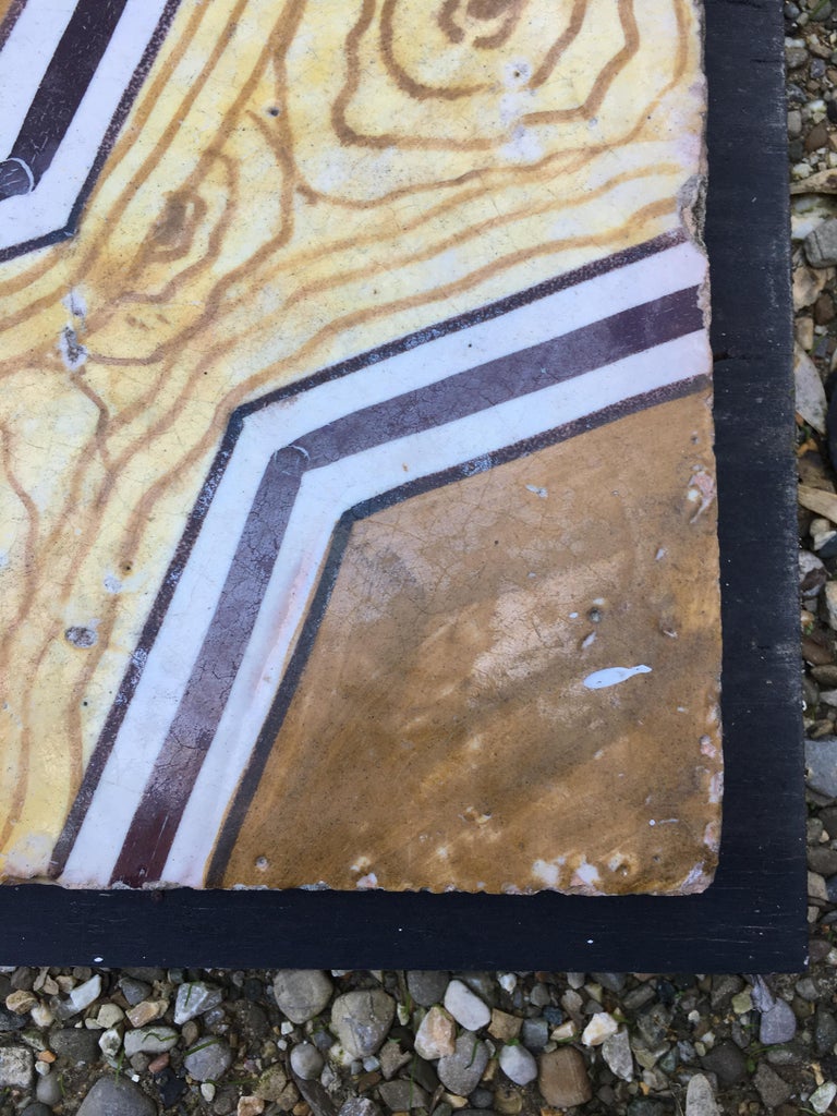 Italian Vintage Reclaimed Decorated Tiles from Early 20th Century For ...