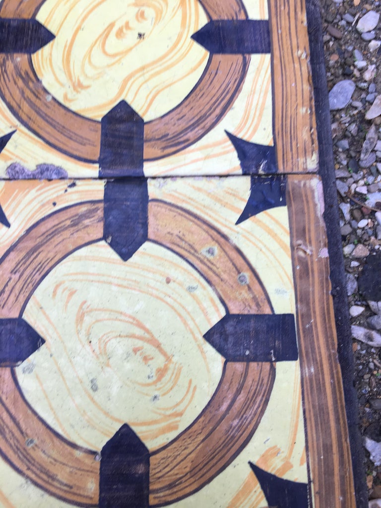 Italian Vintage Reclaimed Decorated Tiles from Early 20th Century For ...