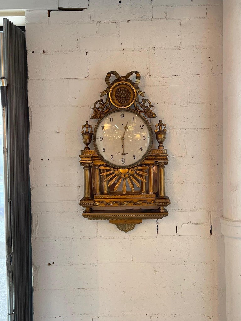 Italian Wall Clock For Sale at 1stDibs