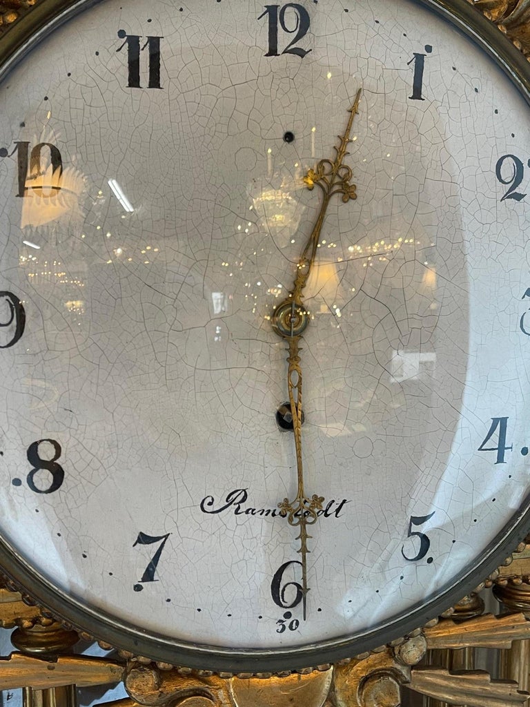Italian Wall Clock For Sale at 1stDibs