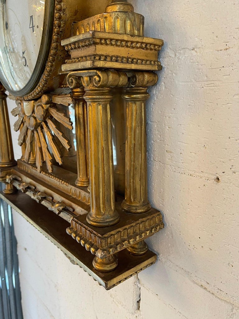 Italian Wall Clock For Sale at 1stDibs