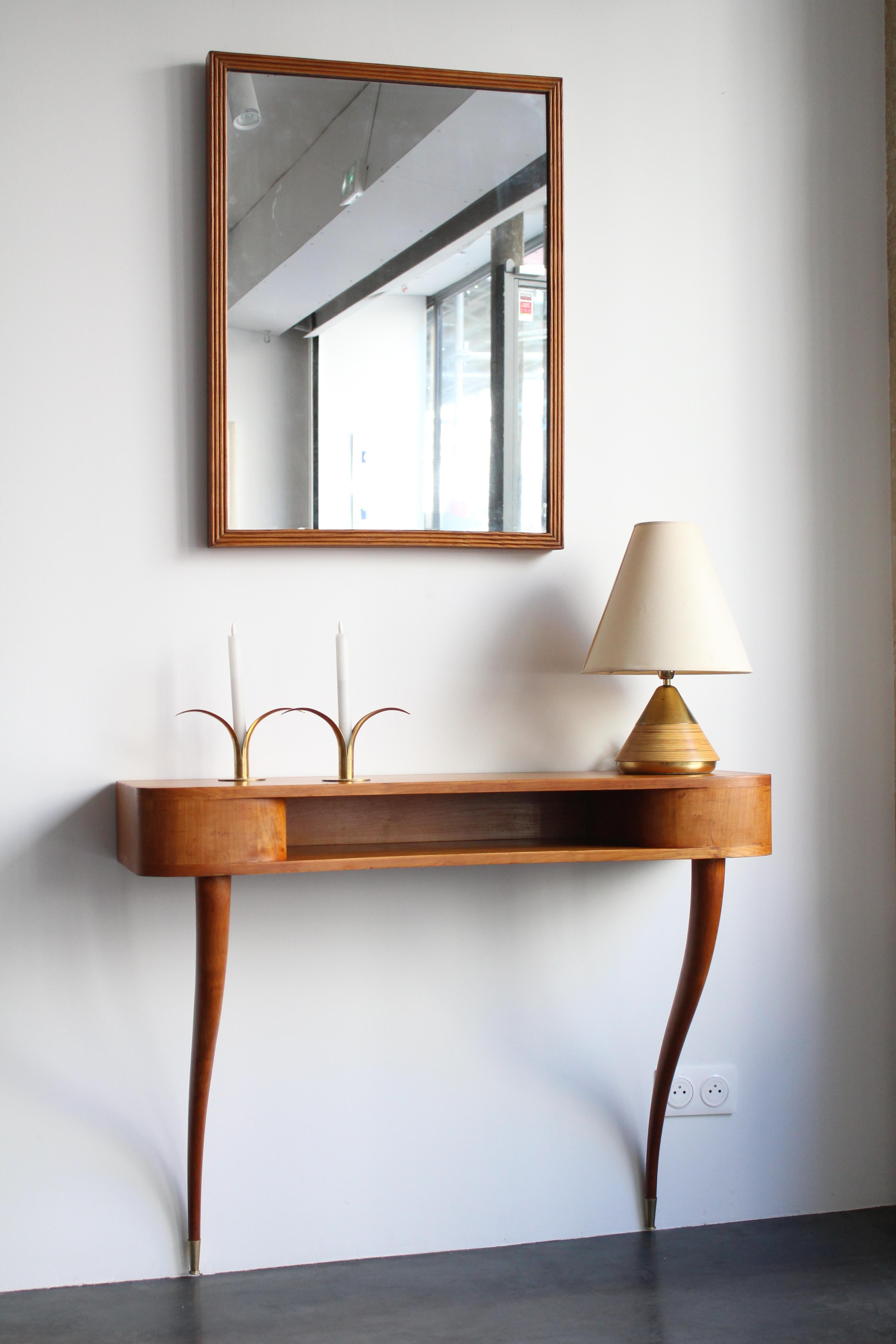 Italian wall console, 1950s For Sale at 1stDibs