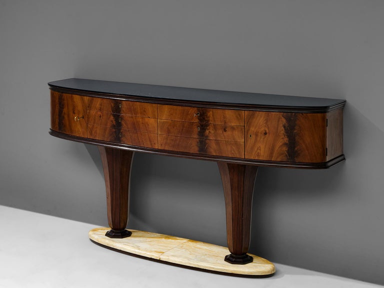 Italian Wall Console in Maple For Sale at 1stDibs