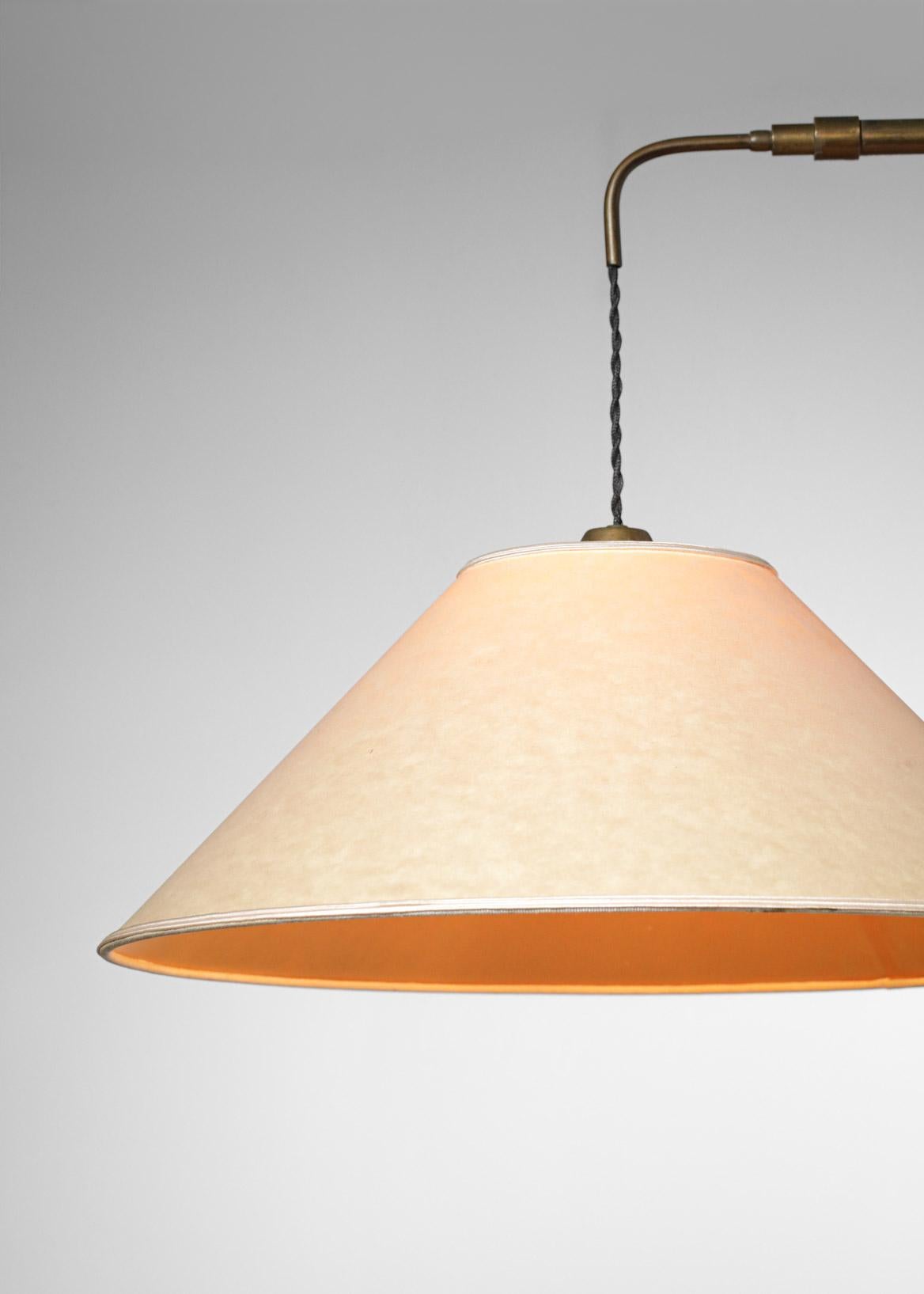 Italian Wall Light Style Gino Sarfatti 60's Paper Shade E228 at 1stDibs