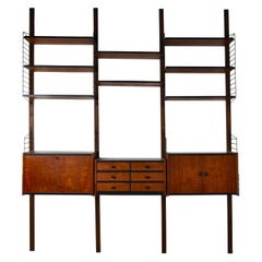 Italian Corner Wall Unit by AV Arredamenti Contemporanei, 1960s at 1stdibs