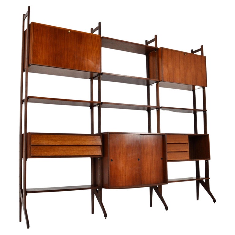 Italian Wall Unit, 1960s For Sale at 1stDibs