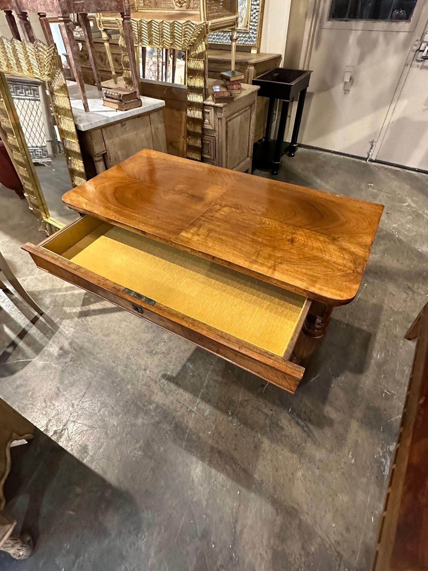 Italian Walnut Console at 1stDibs