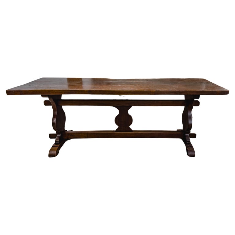 Italian Walnut Farmhouse Table, Circa 1800 For Sale at 1stDibs