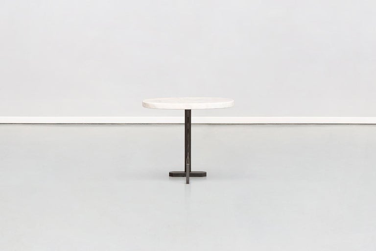 Italian White Marble Coffee Table by Mac Architecture, 1980s For Sale ...