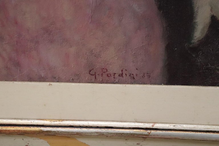 Italian Woman Artist Oil Painting on Canvas, 1983, Giuliana Pardini For ...