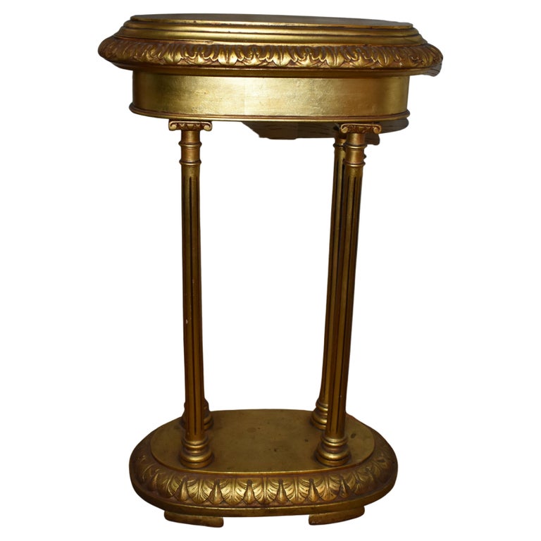 Italian Wood Pedestal For Sale at 1stDibs
