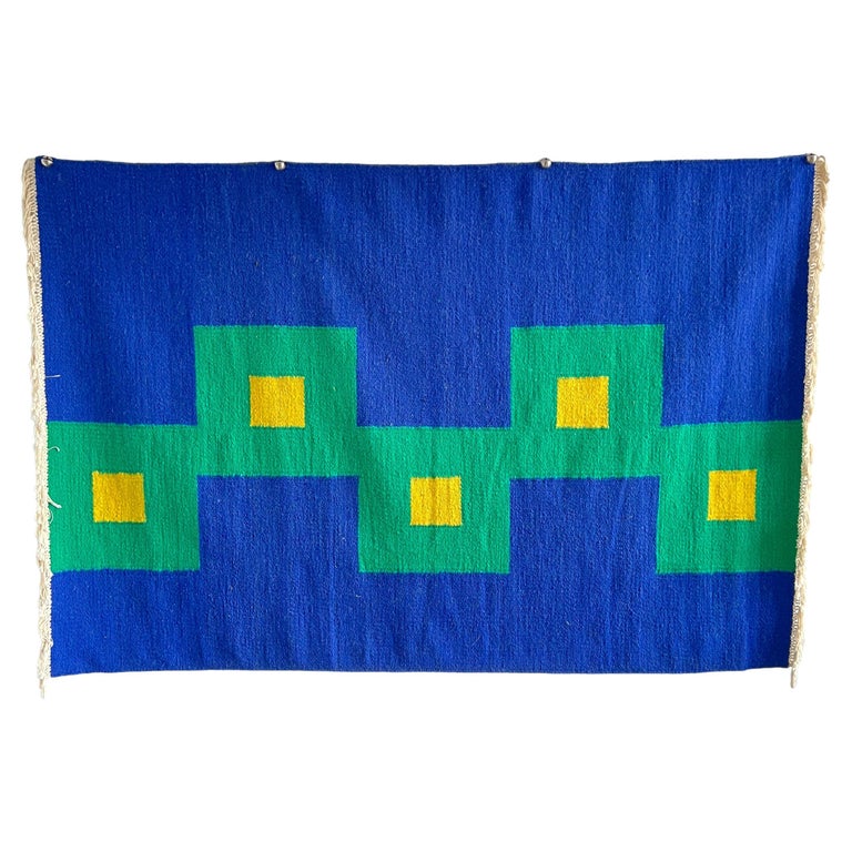 Italian Wool Art Rug Medez by Tisca in Wool, 1973 For Sale at 1stDibs