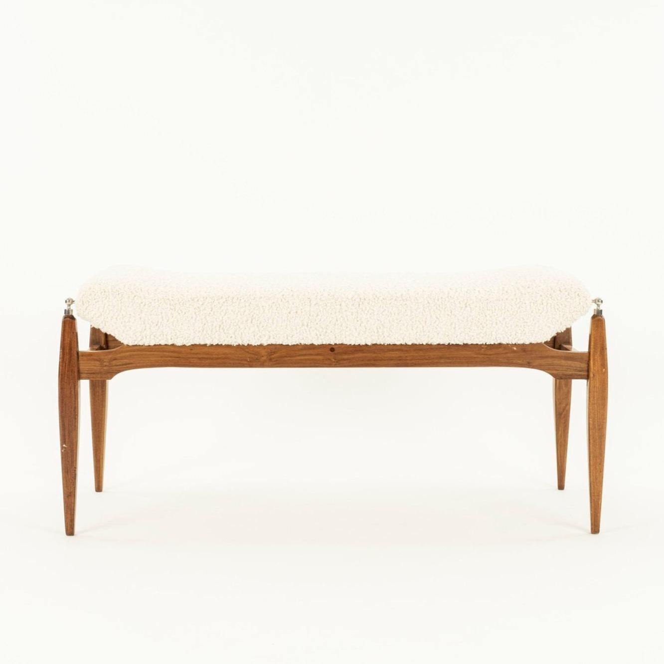 Italian Wool Boucle Bench at 1stDibs