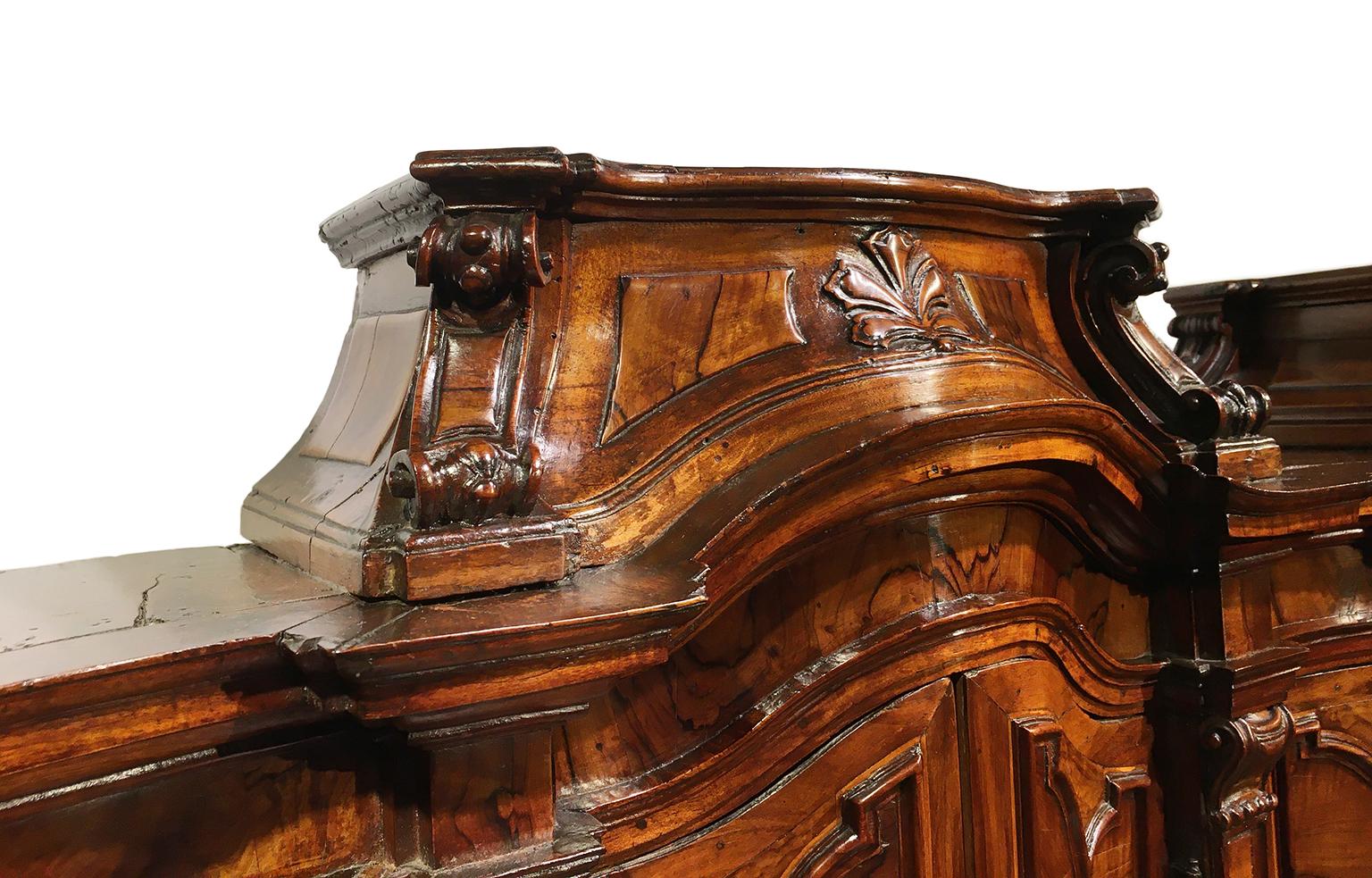 Ancient Italian Writing Desk with Upper Cabinet Milan, Circa 1730 For ...