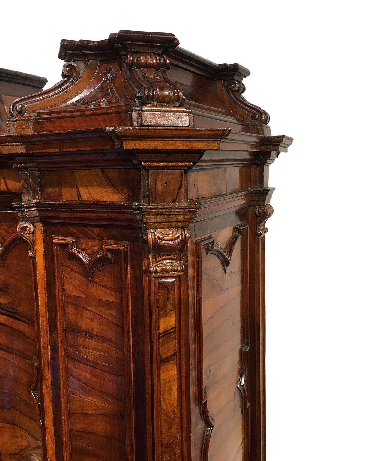 Ancient Italian Writing Desk with Upper Cabinet Milan, Circa 1730 For ...