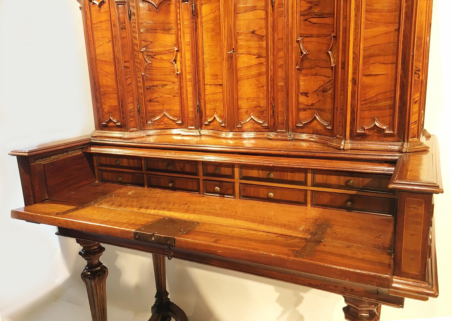 Italian Writing Desk with Upper Cabinet, Milan, circa 1730 For Sale at ...