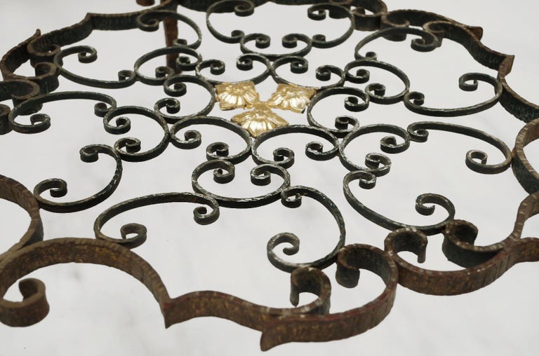 Italian Wrought Iron Coffee Table, circa 1950 For Sale at 1stDibs