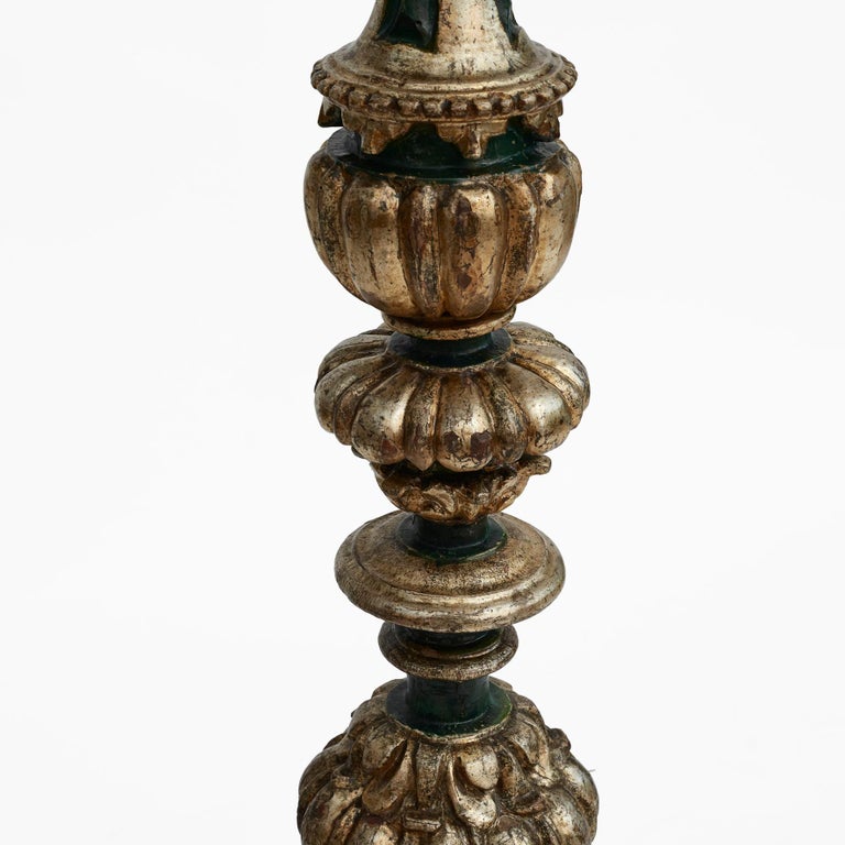 Italien Baroque Period Torchière Floor Lamp For Sale at 1stDibs