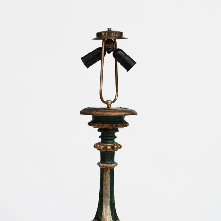 Italien Baroque Period Torchière Floor Lamp For Sale at 1stDibs