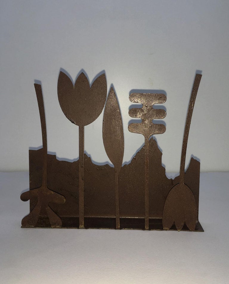 Italy 1980 Annamaria Gelmi Metal Painted Red Sculpture Piccolo Eden For ...