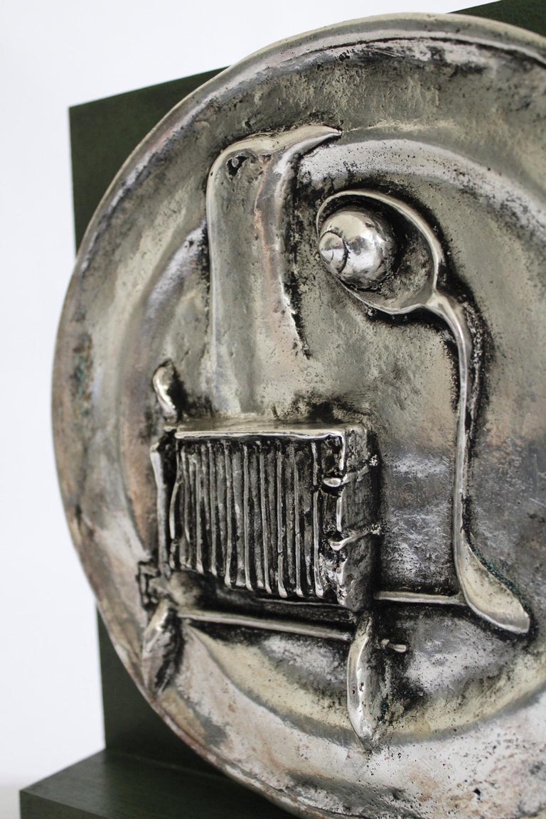 Italy 1980 Post Modern Abstract Bronze Sculpture by Novello Finotti For ...