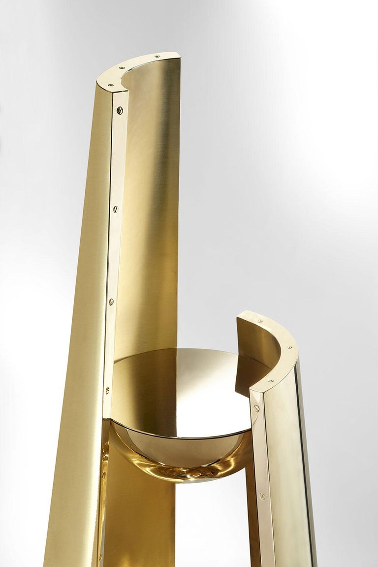 Italy 2017 André Fu Brass Abstract Sculpture For Sale at 1stDibs